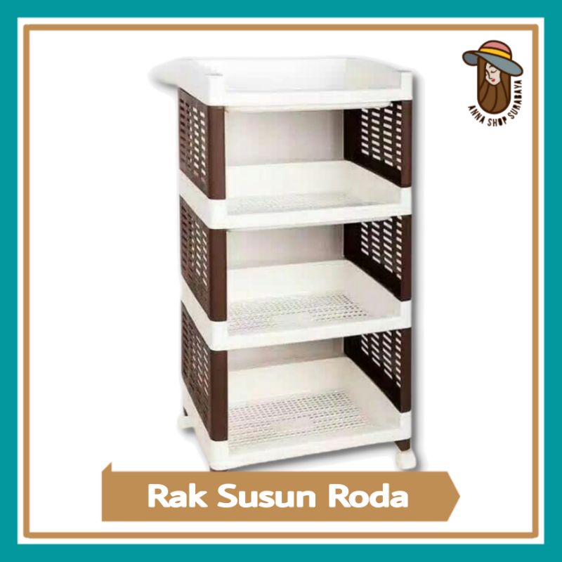 Jual Rak Plastik Serbaguna 4 Susun/ Rak Multifungsi | Shopee Indonesia