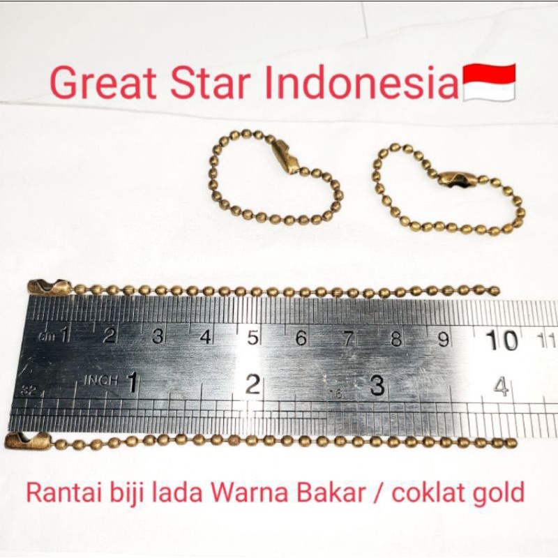 Jual KOLEKSI RANTAI BIJI LADA/MERICA ECERAN/PCS GANTUNGAN RANTAI KUKU ...