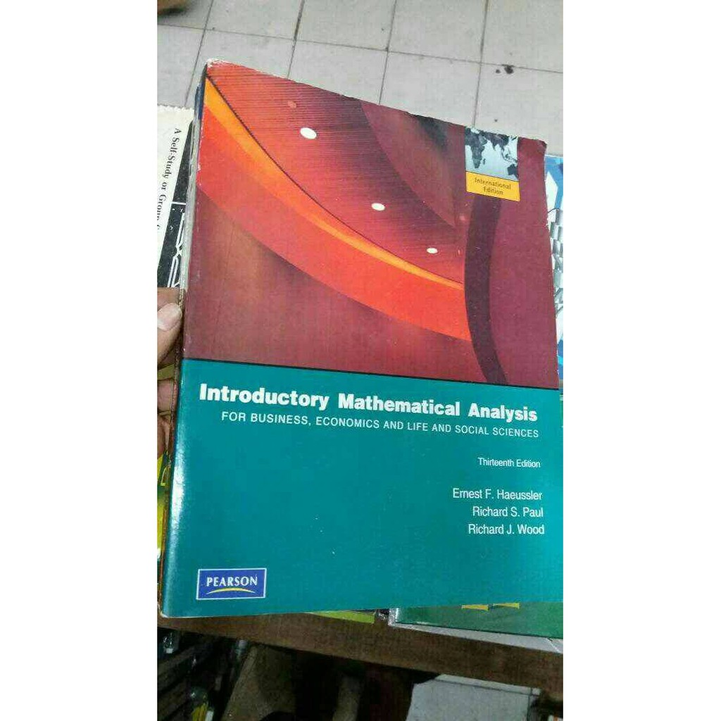 Jual LARIS INTRODUCTORY MATHEMATICAL ANALYSIS BUKU | Shopee Indonesia