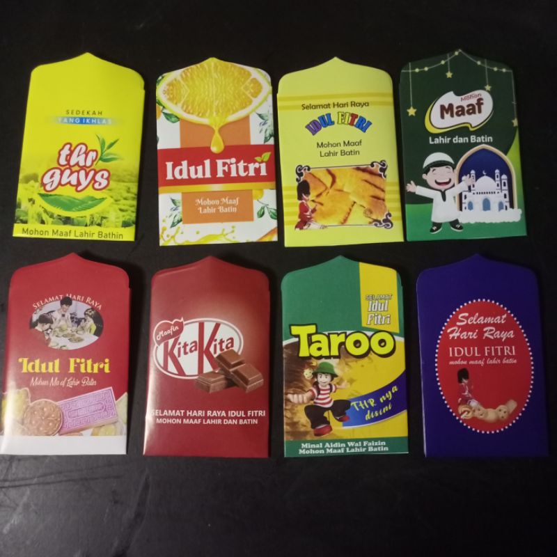 Jual Amplop / Angpao Lebaran Snack Kekinian Viral Tiktok SUDAH DI LEM 1 ...