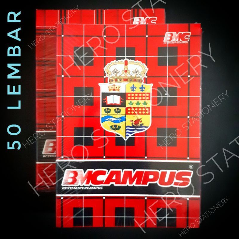 Jual Buku Tulis BMC Campus Isi 50 lembar 1pack | Shopee Indonesia