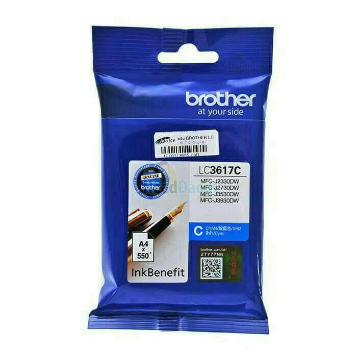 Jual Tinta Brother LC 3617 Cyan/Magenta/Yellow Original | Shopee Indonesia