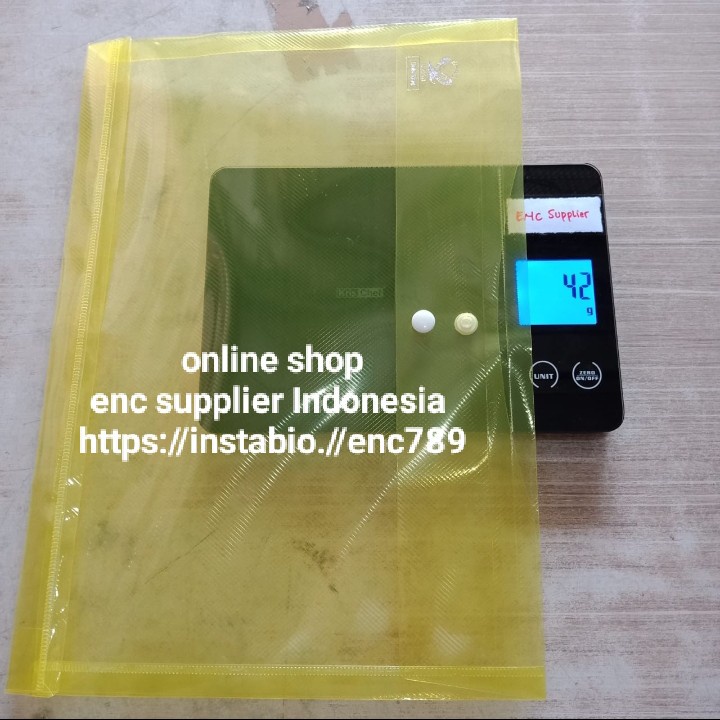 Jual eagle 6 buah map plastik kancing folio E-215H data bag stopmap f4 ...