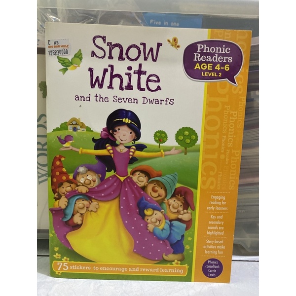 Jual phonic readers - snow white and the seven dwarfs | Shopee Indonesia