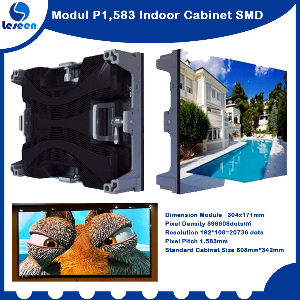 Jual Modul Panel P1.583 SMD Indoor Full Color Videotron | Shopee Indonesia