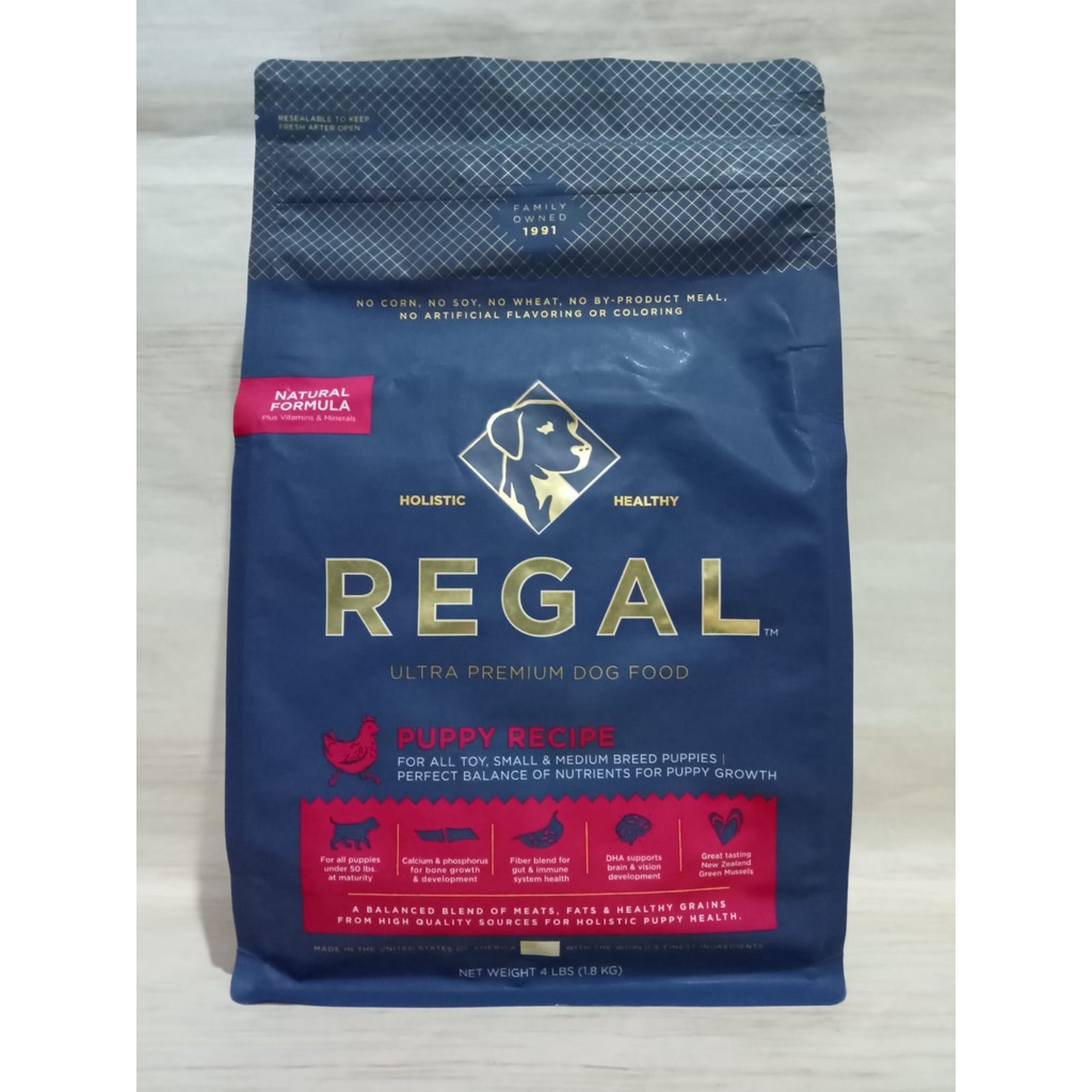 Jual Dog Food - Regal Puppy Ultra Premium Small & Med Breed Puppies 1,8Kg | Shopee Indonesia