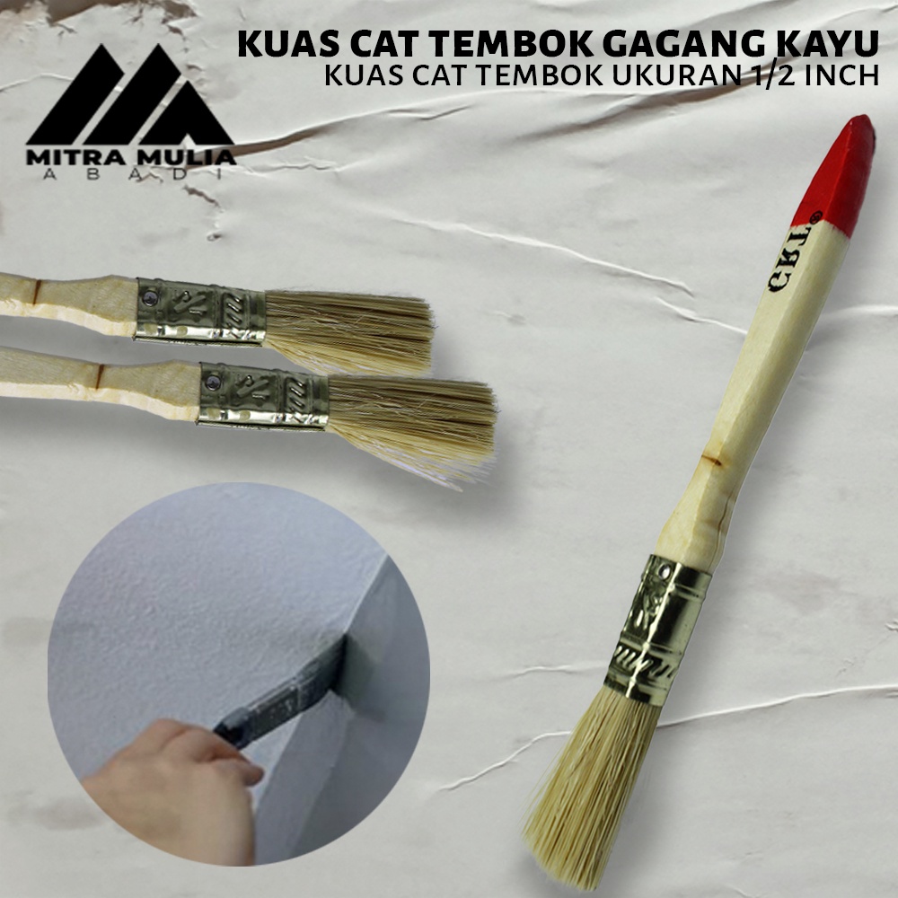 Jual Kuas / Koas Cat Tembok Ukuran 1/2" 0.5inch | Shopee Indonesia