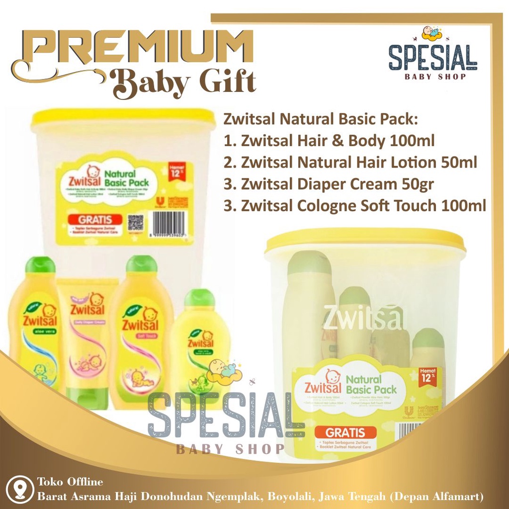 Jual Kado bayi-gift baby newborn-zwitsal gift set-zwitsal nature basic ...
