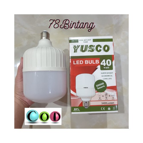 Jual 78Bintang Lampu LED YUSCO 40Watt - Bohlam Lampu LED 40Watt - Lampu - Lampu LED - Bohlam LED ...
