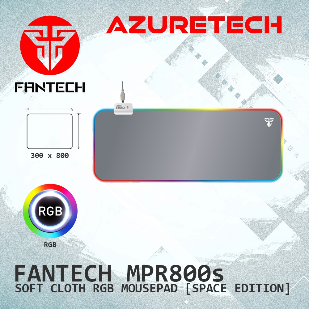 Jual Fantech MPR800s Firefly Space Edition Cloth RGB Gaming Mousepad ...