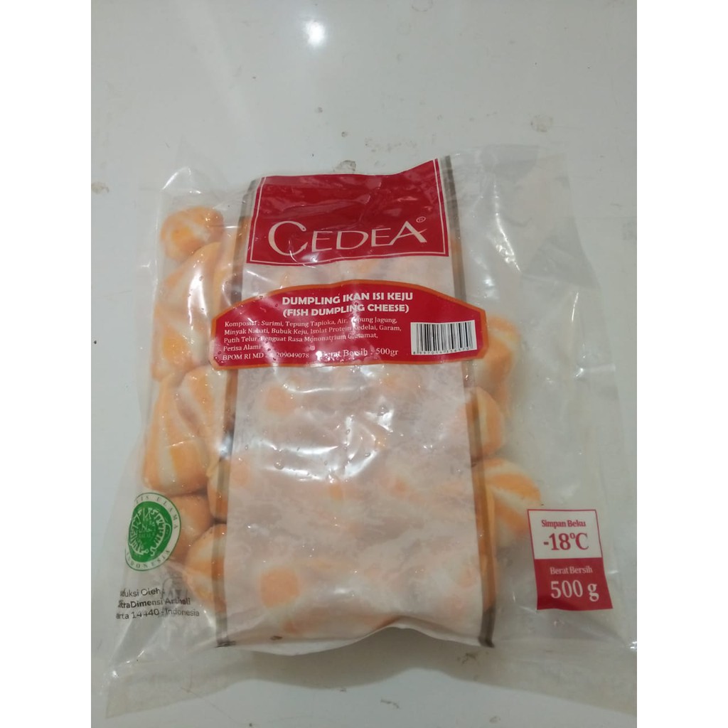 Jual Cedea Fish Dumpling Cheese / Cedea Bakso Ikan Keju 250g-500g ...