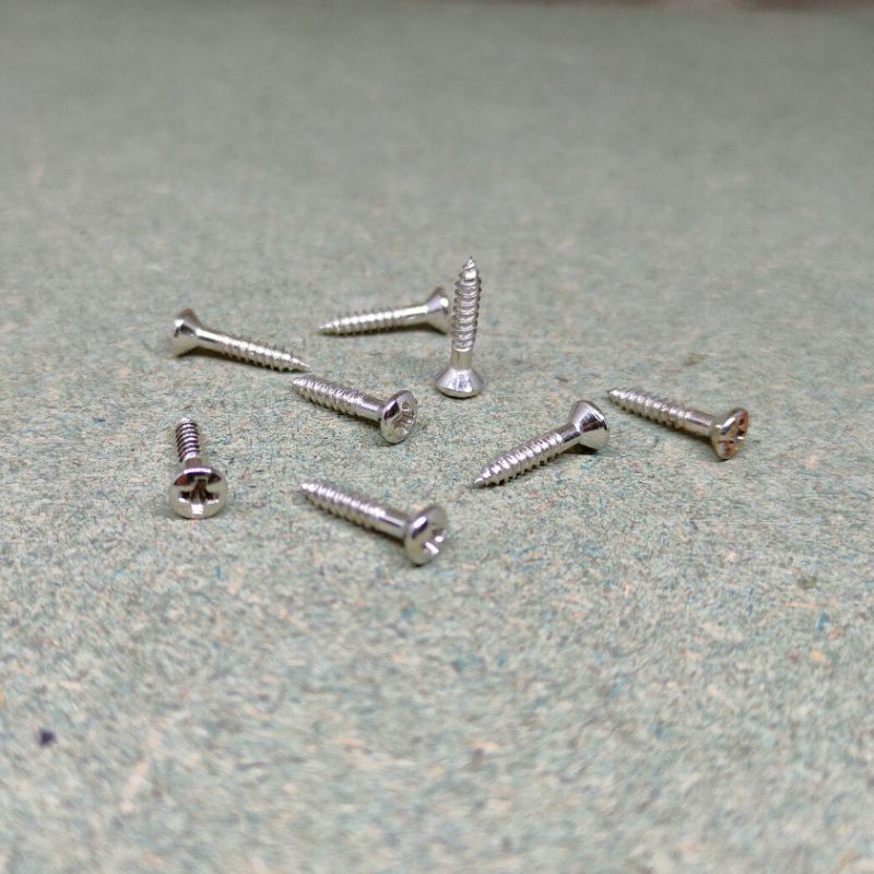 Jual Screw Mounting Ring Sekrup Bingkai Baut Frame Pickup Gitar Paket ...