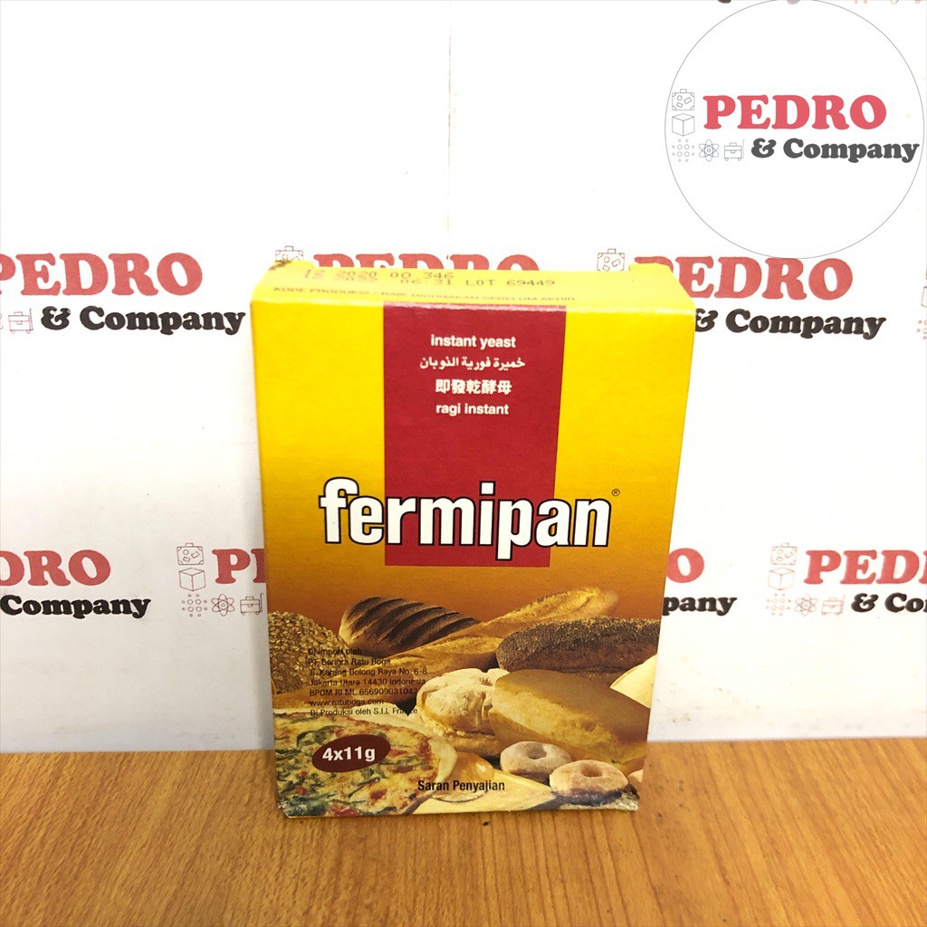 Jual Fermipan - Ragi instan (4 x 11 gr) instant yeast for baking ...
