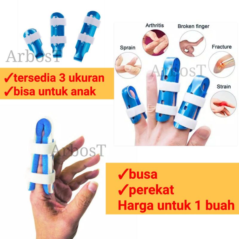 Jual Finger Splint Mallet Finger Pelurus Jari Trigger Finger Cedera ...