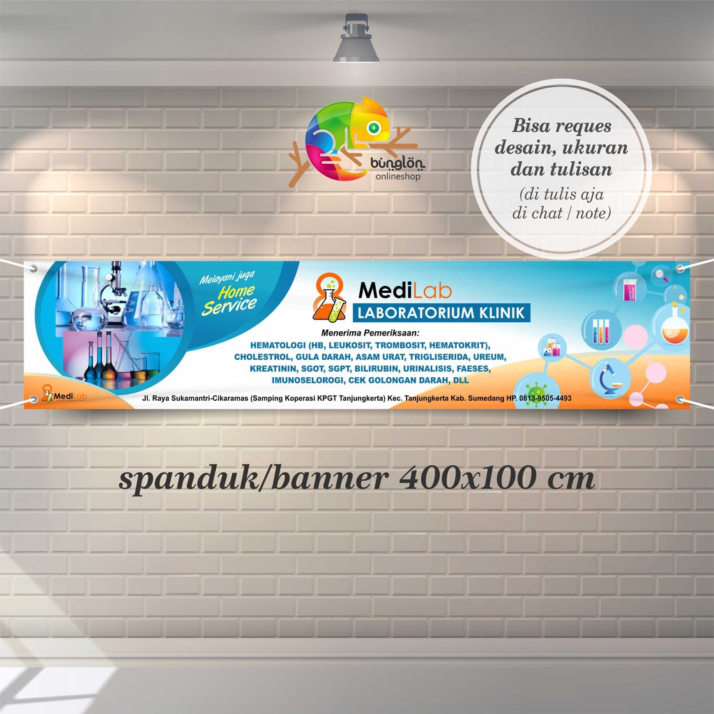 Jual Spanduk, Banner Laboratorium Klinik | Shopee Indonesia