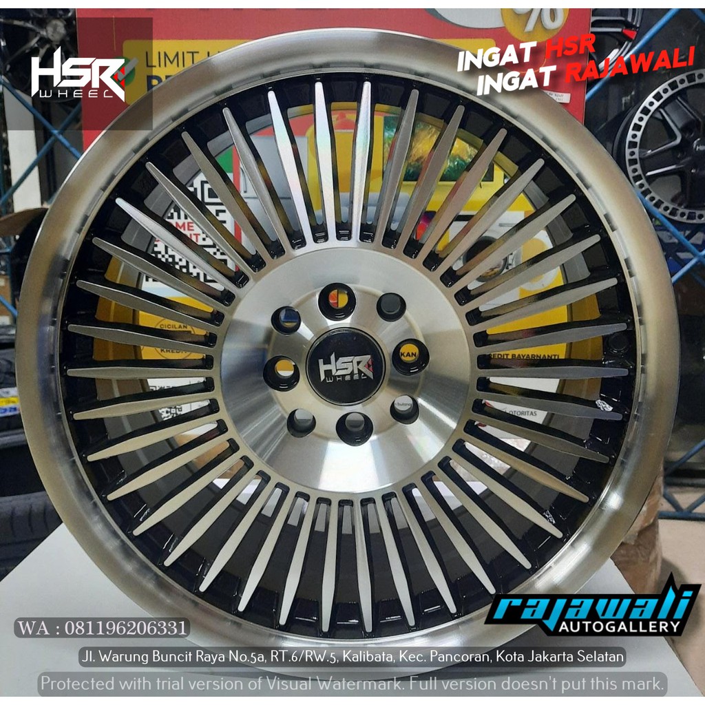Jual VELG MOBIL MURAH RING 17 TYPE HSR YUBI - AVAZA XENIA JAZZ AGYA AYLA CALYA SIGRA DATSUN GO ...