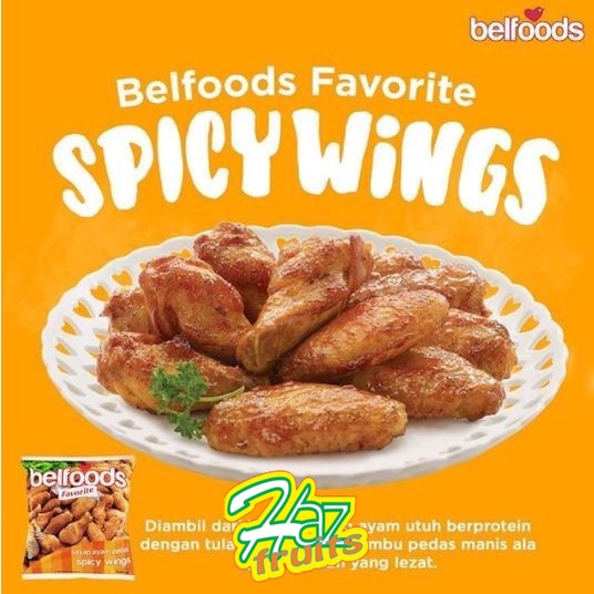 Jual Belfoods Spicy Wings / Sayap Ayam Pedas 500 gr | Shopee Indonesia