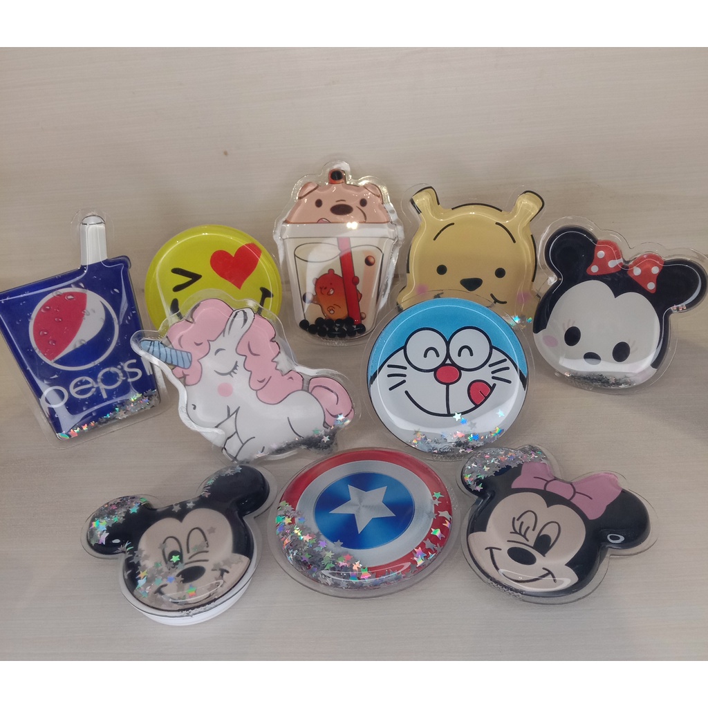 Jual Griptok Phone Holder Water Glitter Hand Grip Glitter I-Ring Pop Socket | Shopee Indonesia