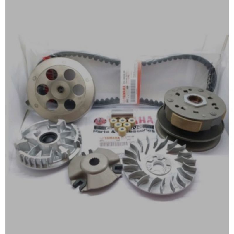 Jual PAKET SERVICE CVT+PULLY ASSY MIO SPORTY/MIO SMILE/ MIO SOUL KARBU ...