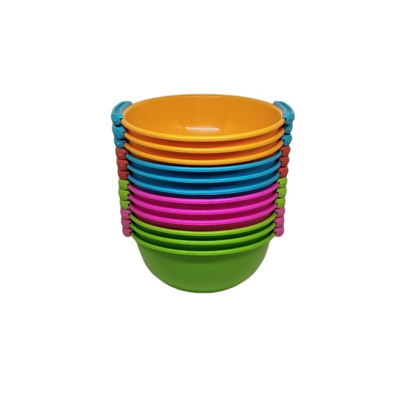 Jual BASKOM PLASTIK SELLINA 1 LUSIN BASKOM BULAT BASIN PLASTIK MANGKOK ...