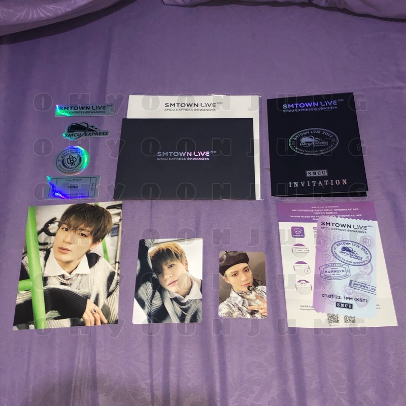 Jual AR TICKET JENO SET SMCU EXPRESS KWANGYA SMTOWN AR TIX NCT DREAM PC PHOTOCARD | Shopee Indonesia