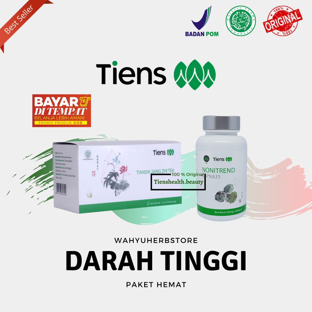 Jual Obat Darah Tinggi Tiens Tianshi Nonitrend dan Jiang Zhi Tea ...