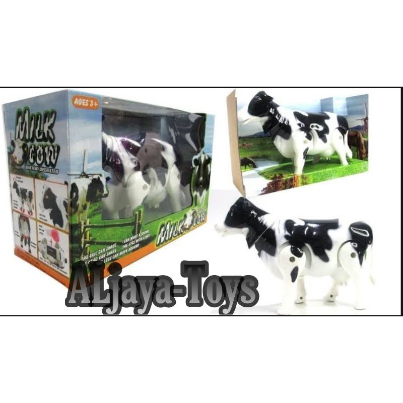 Jual Mainan Anak Sapi Mouuu-Milk Cow Sapi Perah,Jalan,Suara Sapi dan ...