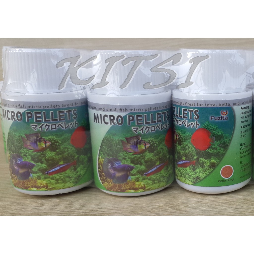Jual MICRO PELLETS MIKRO PELET Makanan Pakan Ikan Cupang Dan Ikan HIAS ...