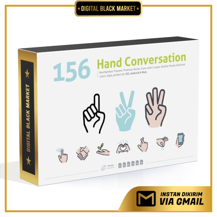 Jual ID19014 - Hand Conversation | Shopee Indonesia