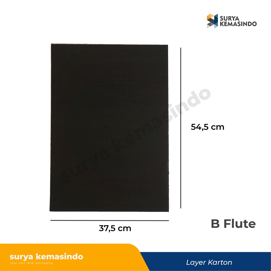 Jual Kardus Lembaran B flute 54,3x37,4 cm Box/layerkarton/karton ...