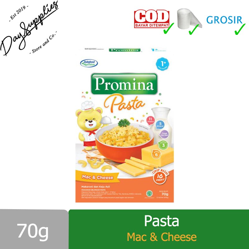 Jual Promina Pasta Mac and Cheese Box 70g (1+ tahun) / Makaroni dan ...