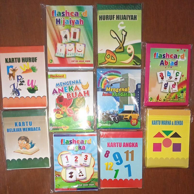 Jual PAUD ,,FLASH CARD, kartu angka, kartu huruf hijaiyah,kartu huruf ...