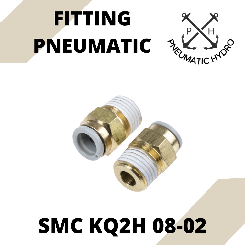 Jual Fitting pneumatic SMC KQ2H 08-02 | Shopee Indonesia