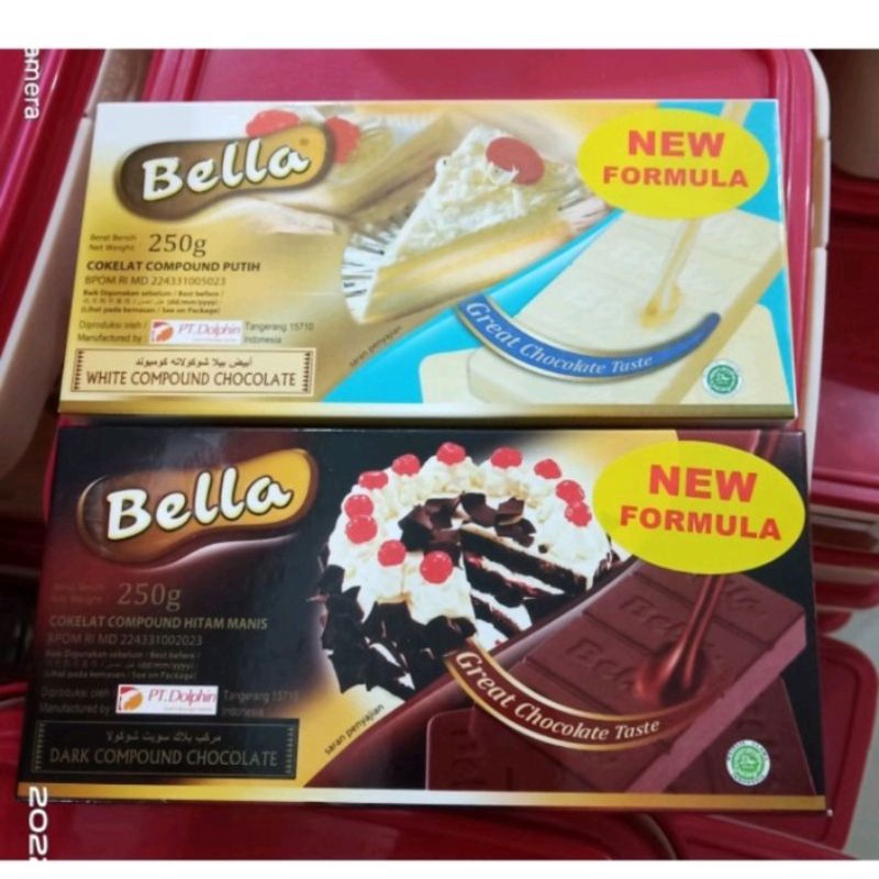 Jual Bella chocolate compound 250 gr coklat batang | Shopee Indonesia