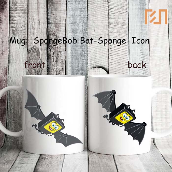 Jual Mug SpongeBob Bat-Sponge Icon | Shopee Indonesia