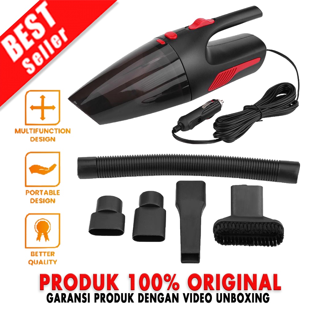 Jual Vakum Cleaner Mobil Alat Penyedot Debu Kasur 12V 120W Vacum Vacuum ...