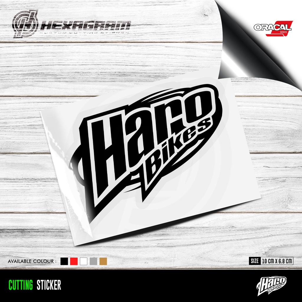 Jual Cutting Sticker Haro Bikes Logo | Stiker Logo Haro Bikes | Shopee ...