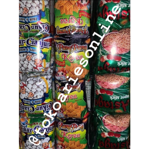 Jual Snack Jadul Astaga/ Asyik/ Ngetop/ Cikur Cianjur / Pang-Pang Korea ...