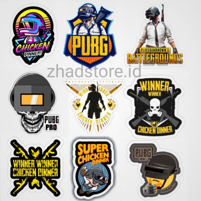Jual Sticker Stiker Pubg Mobile Gaming untuk case hp Anti air | Shopee ...