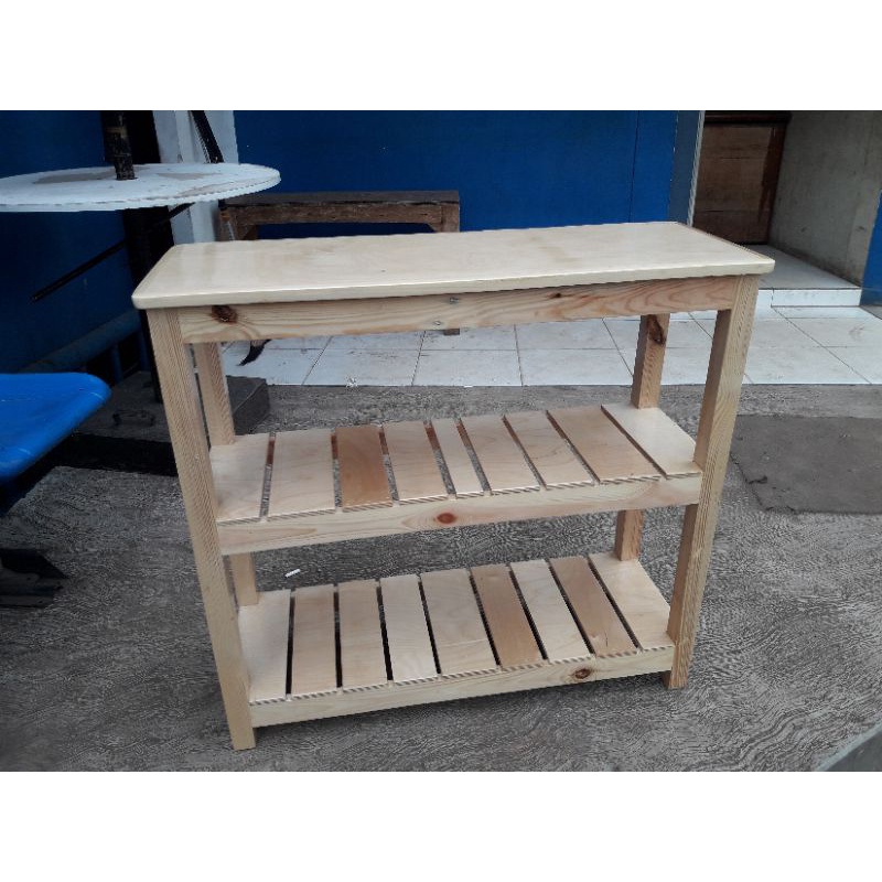 Jual meja susun 3 buat Meja serbaguna ukuran 70*32*75(PxLxT) | Shopee ...