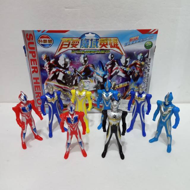 Jual Mainan Ultraman Set Isi 8 pcs | Shopee Indonesia