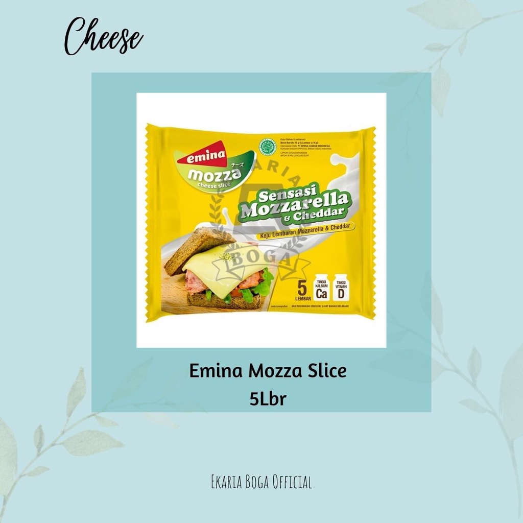Jual KEJU LEMBARAN MOZZARELLA & CHEDDAR | EMINA MOZZA CHEESE SLICE ...