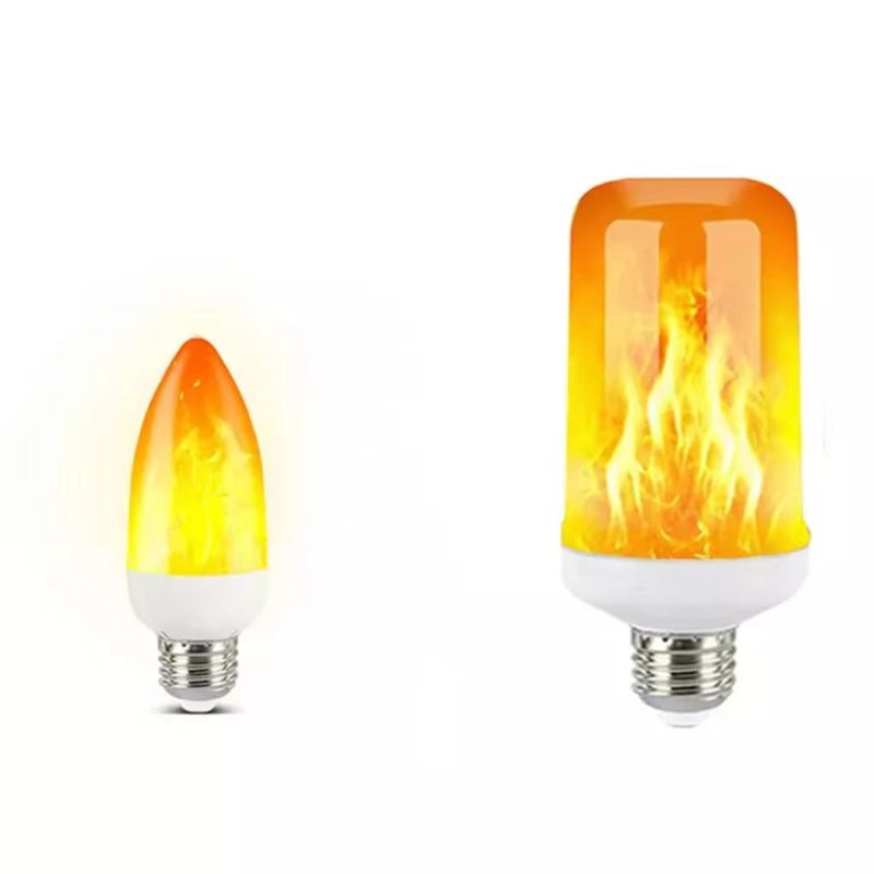 Jual Lampu Api led 3in1 E27 besar bohlam obor led 9w /lampu Api candel ...