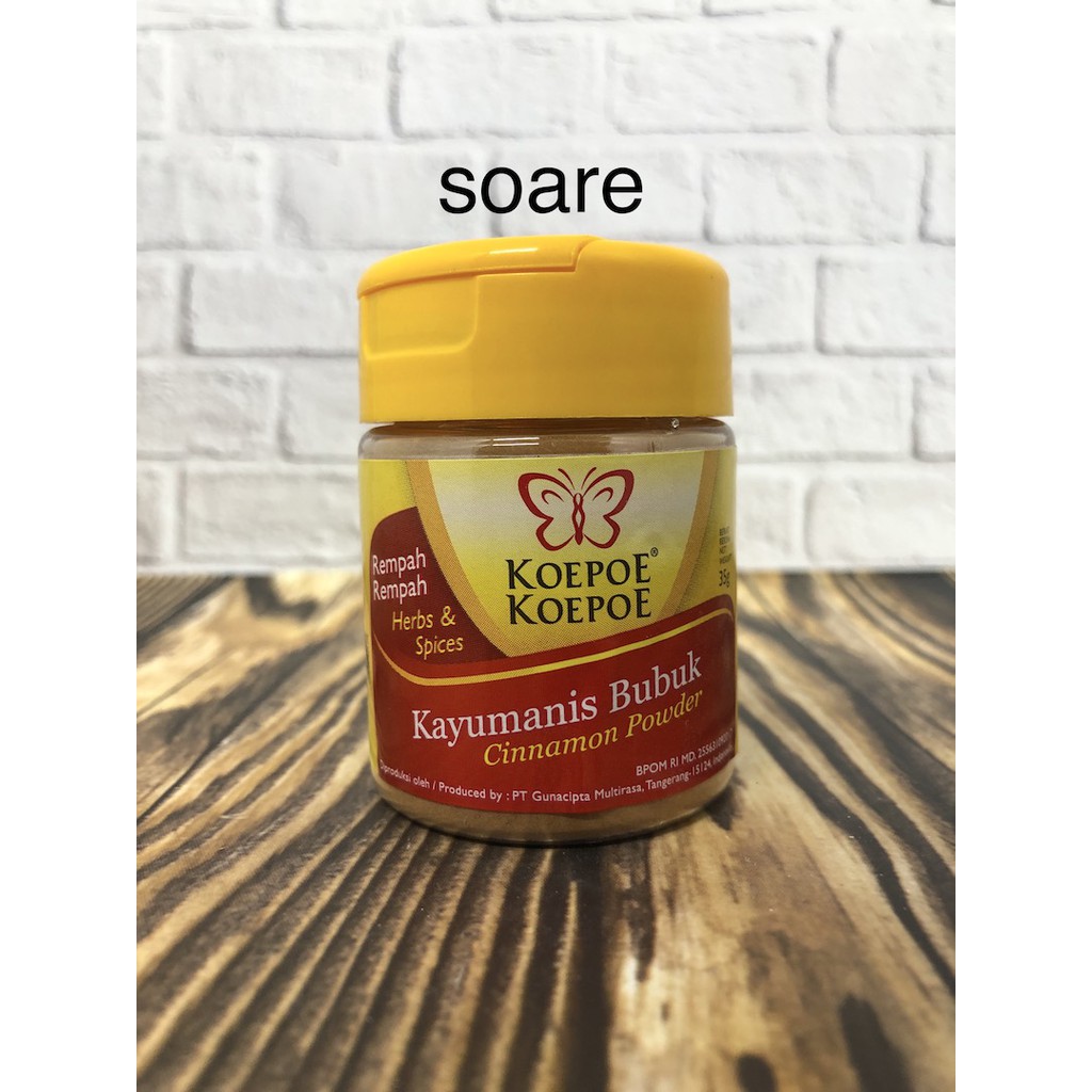 Jual Kayu Manis Bubuk / Cinnamon Powder Koepoe-Koepoe 35gr | Shopee ...