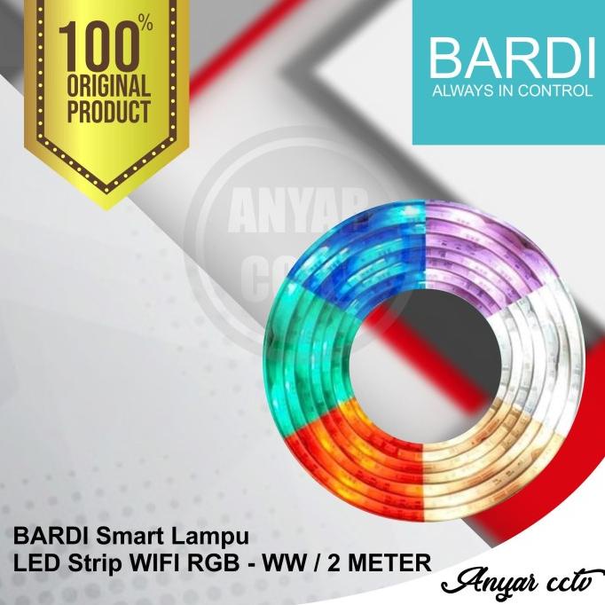 Jual BARDI Smart Lampu LED Strip WIFI RGB - WW / 2 METER | Shopee Indonesia
