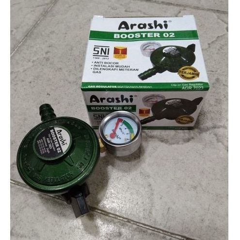 Jual Arashi Regulator Gas + Meteran di kota Pontianak | Shopee Indonesia