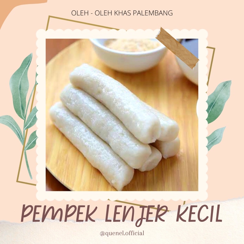 Jual PEMPEK LENJER KECIL ISI 10pcs ASLI PALEMBANG IKAN TENGGIRI PLUS ...
