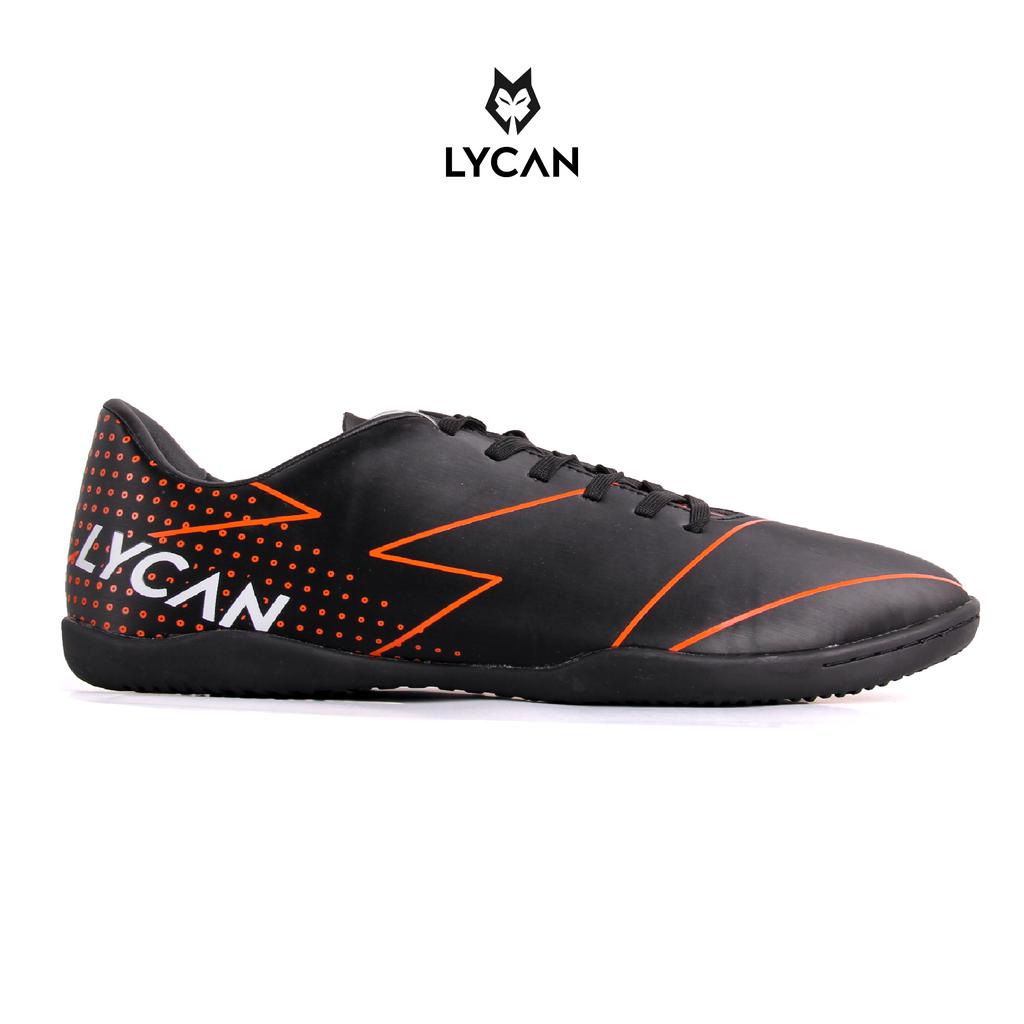 Jual LYCAN SEPATU FUTSAL NOVA IN BLACK/ORANGE | Shopee Indonesia