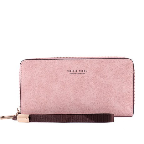 Jual DOMPET PANJANG WANITA KULIT PINK CESSY WA050P3 ORIGINAL MURAH KOREA | Shopee Indonesia