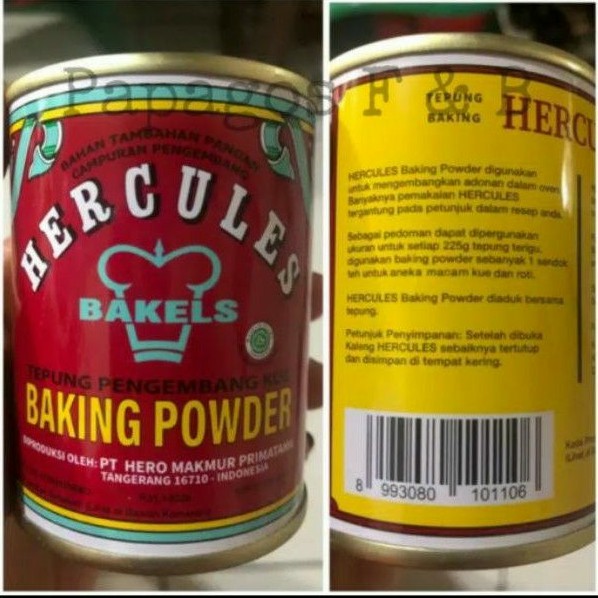 Jual Tepung Pengembang Baking Powder Hercules Kaleng 110 gr / gram ...